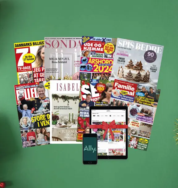 Find din julegave blandt vores mange ugeblade og magasiner | Aller Abonnement Service